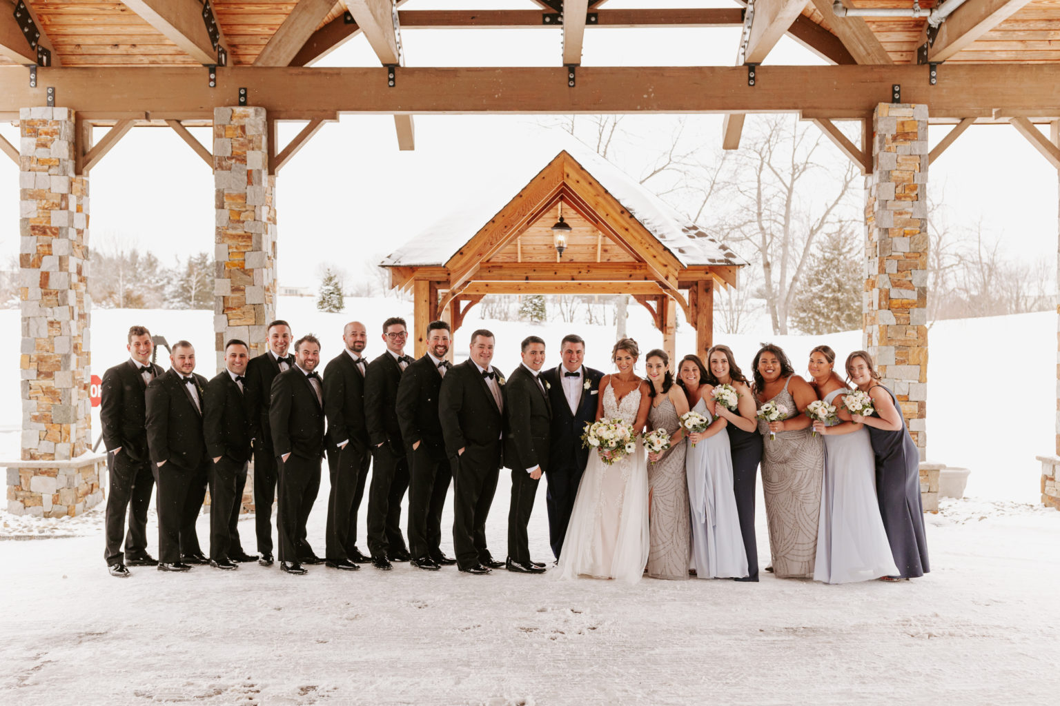Winter Wedding at Bear Brook Valley | Ashlee & Danny ...