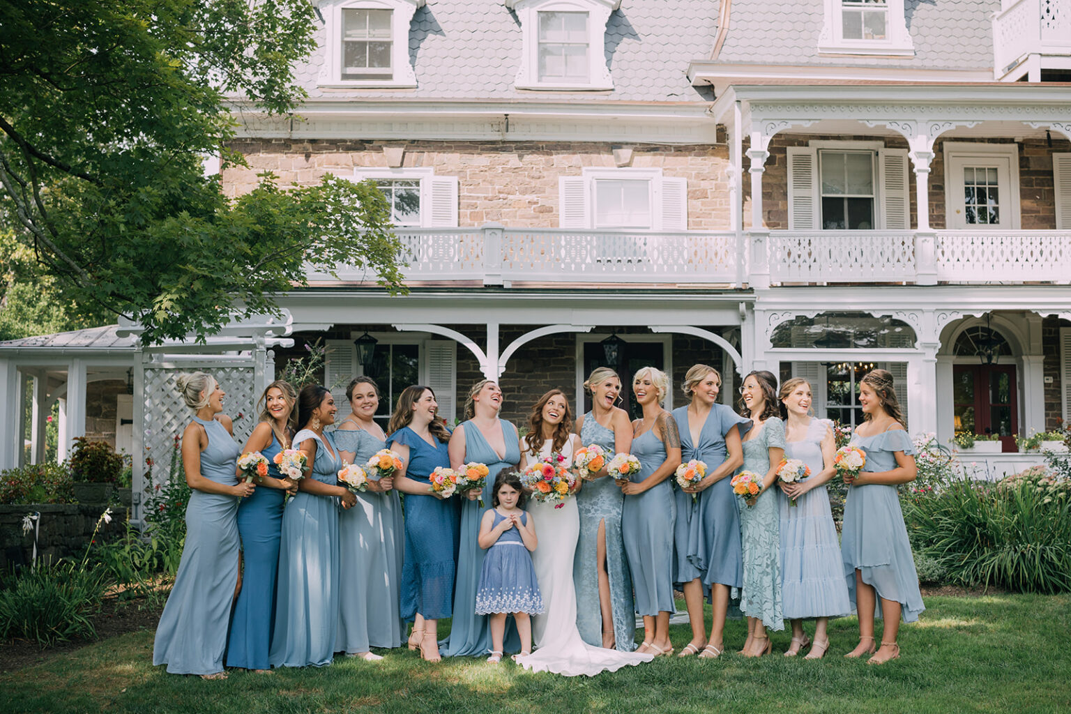 Summer Wedding at The Woolverton Inn | Alina & Don ...