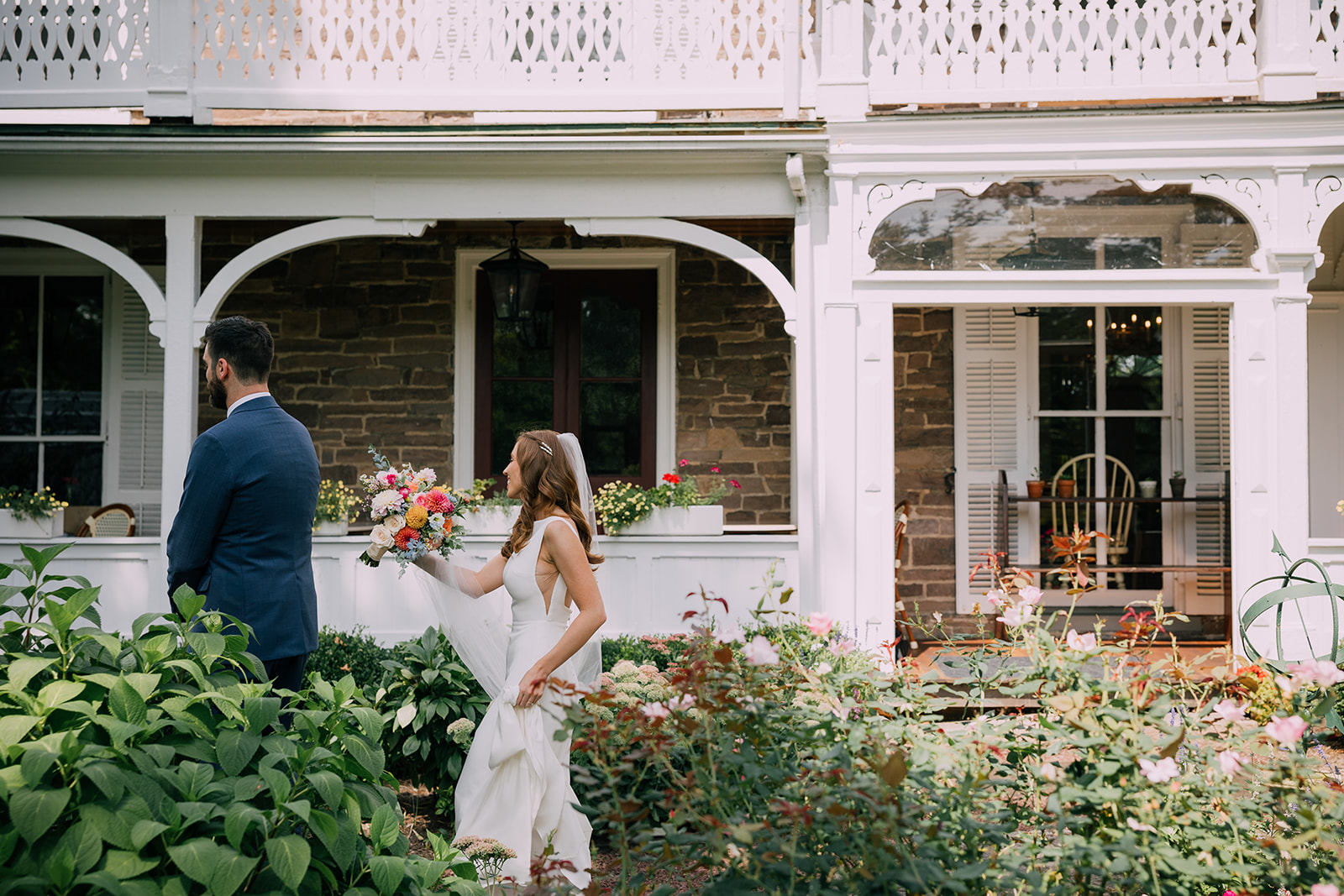 Summer Wedding at The Woolverton Inn | Alina & Don ...