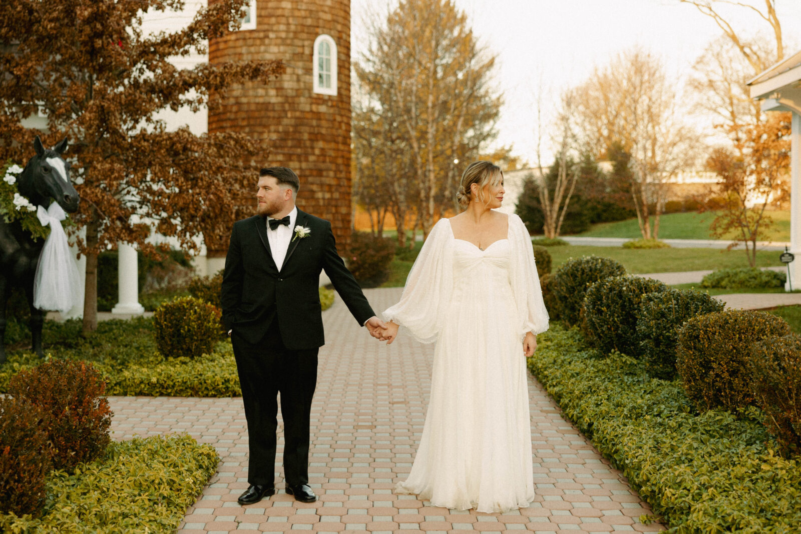December Wedding at The Ryland Inn | Caitlin & Ryan - thistlebeetheflorist.com