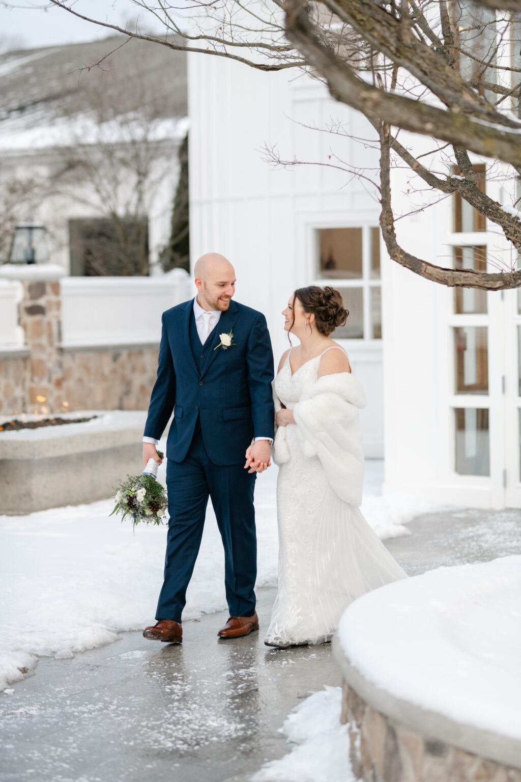 Winter Wedding at The Farmhouse at the Grand Colonial | Allie & Ryan ...