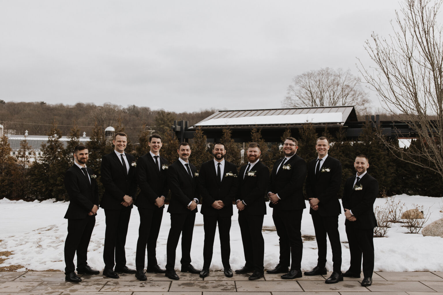 Winter Wedding at The Refinery | Haylee & Scott - thistlebeetheflorist.com