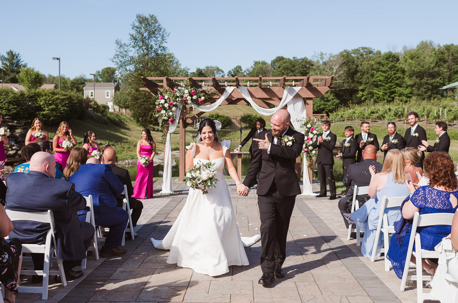 Summer Wedding at Bear Brook Valley | Carly & Eric ...